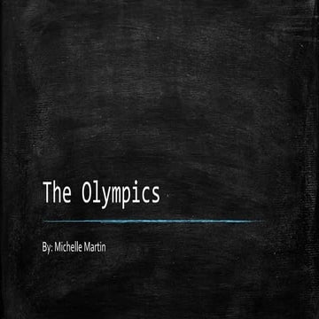 Olympics powerpoint revised 2 | PPT