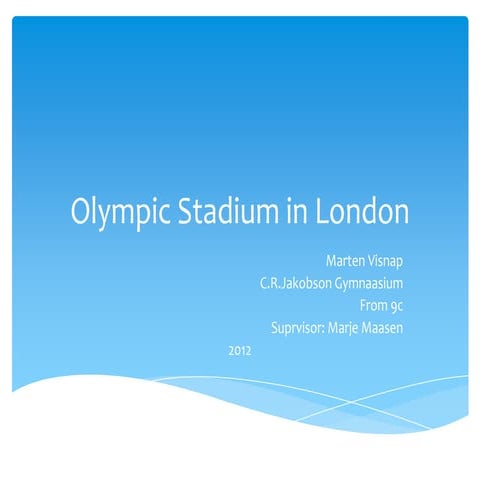 Olympic stadium in london | PPTX