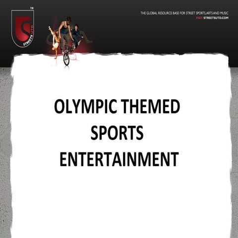 Olympic Themed Sports Entertainment | PPT