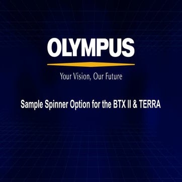 Sample Spinner Option for the BTX II & TERRA | PDF