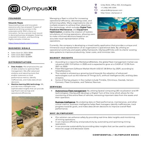OlympusXR Onepage | PDF