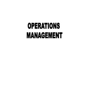 best operation management presentation for business administration ...