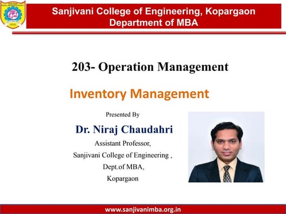 Inventory Management System | PPT