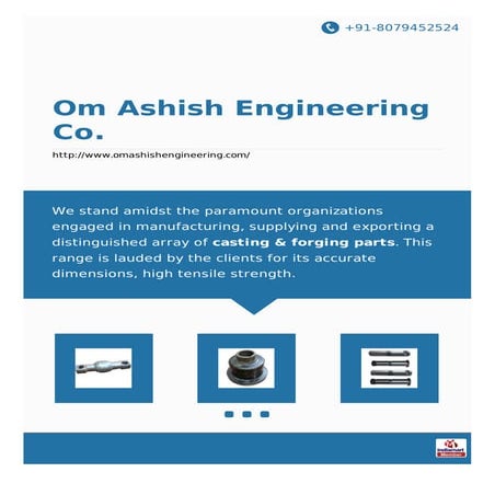 Om ashish-engineering-co | PDF | Manufacturing Industry | Industries