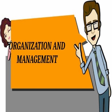 Organization and Management Lesson 3 presentation | PPTX
