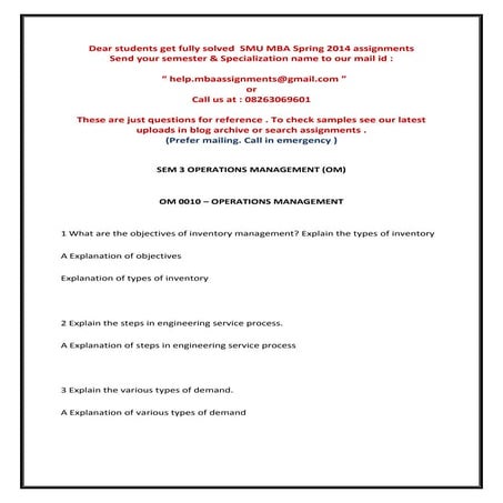 Om 3 rd | DOCX | Logistics | Business