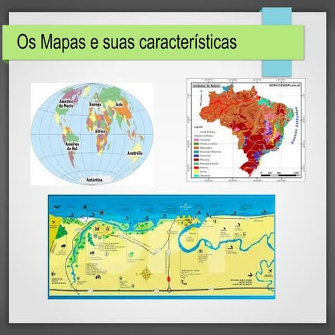O mapa e seus elementos | PDF