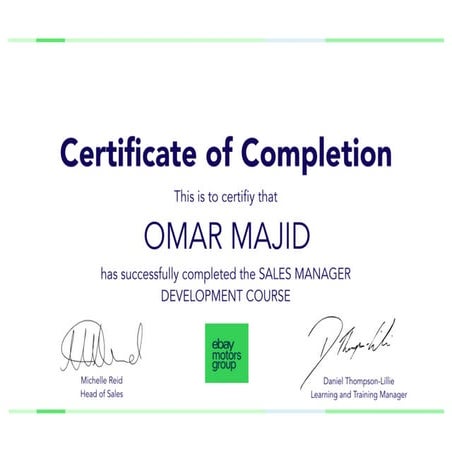 Sales manager Course | PDF