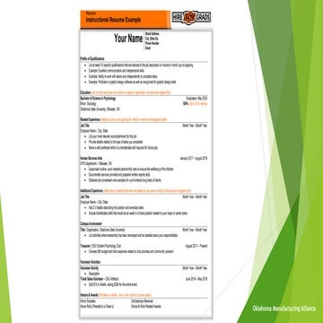 Ecp how to build a resume | PDF