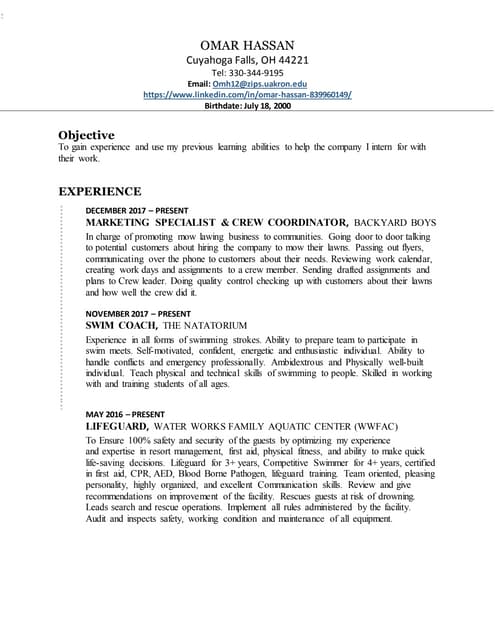 Casey Henderson Resume 2016 | PDF