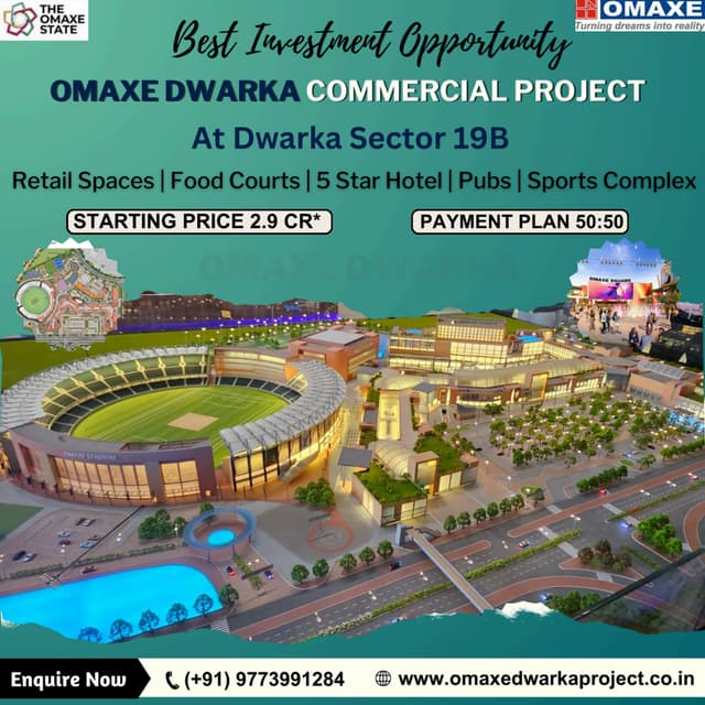 Omaxe Dwarka Delhi | Commercial Space Available | PDF