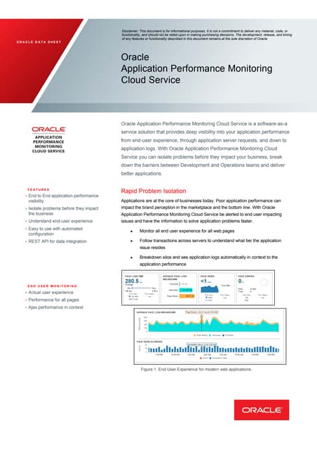 Oracle Application Performance Monitoring Cloud Service Omc Apm Data