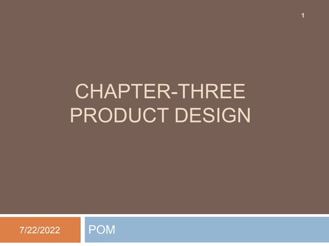 Product design | PPT