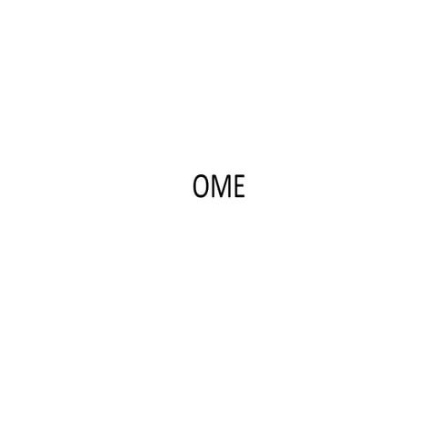 OME | PPT