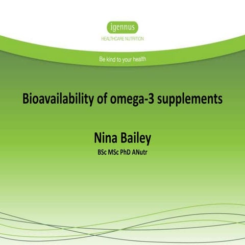Long-chain omega-3s as therapeutics: understanding sources ...