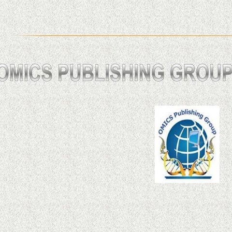 Omics Publishing Group Chemotherapy Ppt