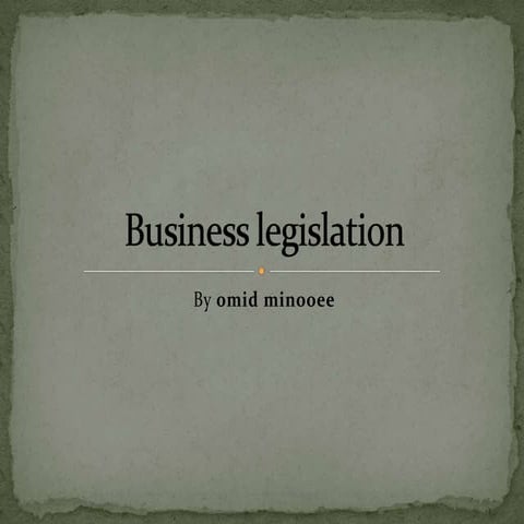 business law | PPT