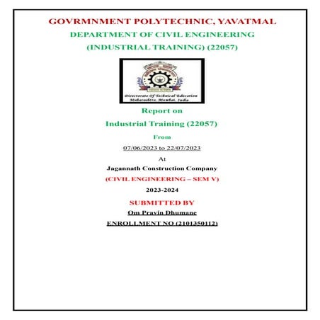 om industrial training report.pptx