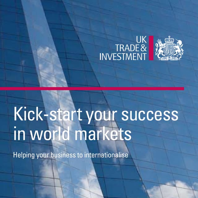 UKTI Trade Services Brochure | PDF