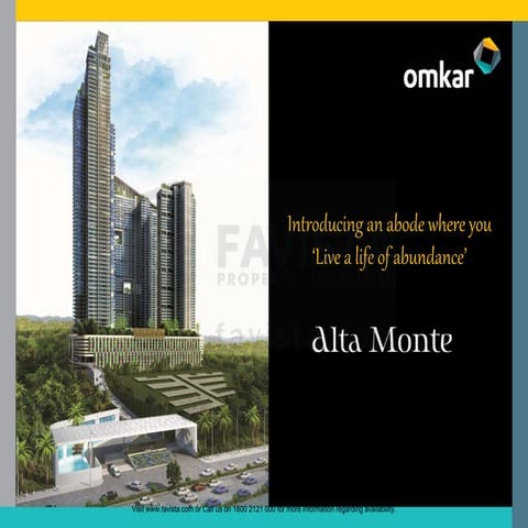 Omkar alta monte brochure 589 Favista Real Estate | PDF