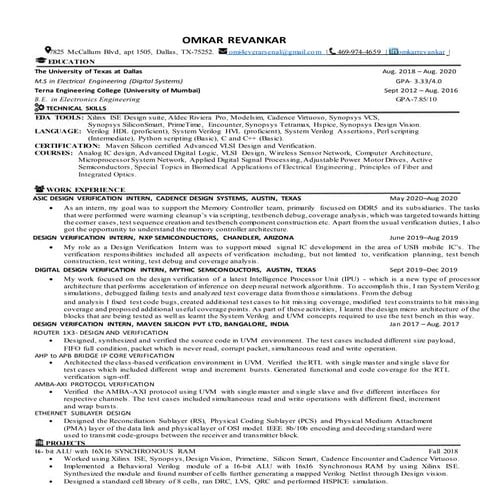 Omkar revankar resume | PDF