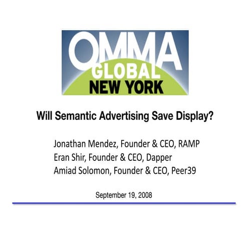 OMMA Semantic Ads | PDF