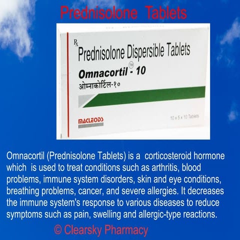Omnacortil (Prednisolone Tablets) | ODP