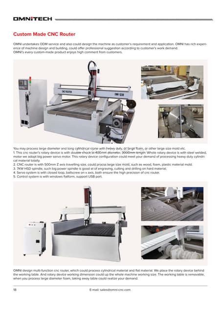 Omni high precision cnc router | PDF
