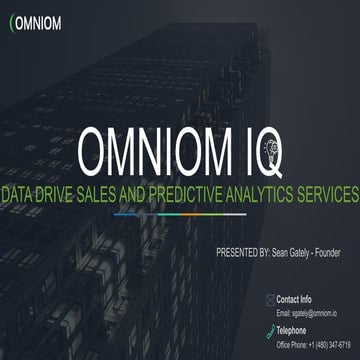 Omniom iq - Predictive Sales Solutions | PPTX