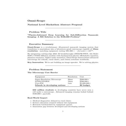 omni_scope_abstract_proposal (1).pdf make a ppt about 8 sliede | PDF