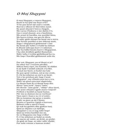 O moj shqypni | PDF