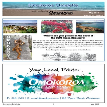 Omokoroa Omelette May 2018 | PDF