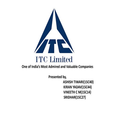 itc | PPTX | Hotels and Motels | Travel Type