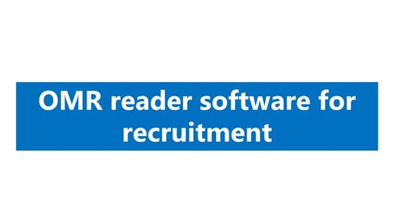 Benefits of Using OMR Sheet Reader to Evaluate Sheet | PPT