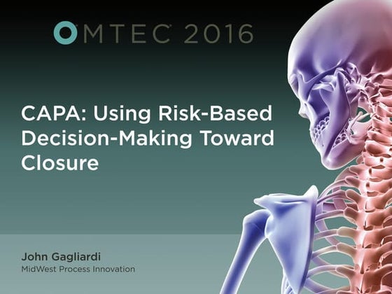 Corrective & Preventive actions (CAPA) | PPT