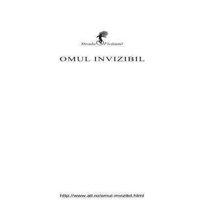 Omul invizibil ralph ellison pdf | PDF
