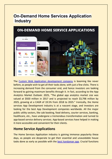 Handyman On-Demand App | PDF | Home Improvement | Home & Garden