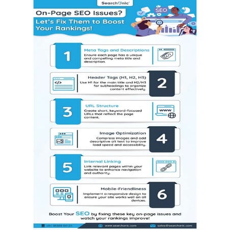 On-Page-SEO-Issues-Let’s-Fix-Them-to-Boost-Your-Rankings | PDF