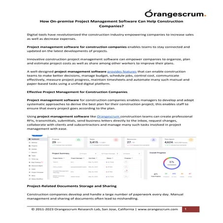 On-Premises Project Management Software for Construction Companies.pdf
