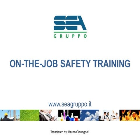 ENGLISH On-The-Job Safety Training introduction | PPT