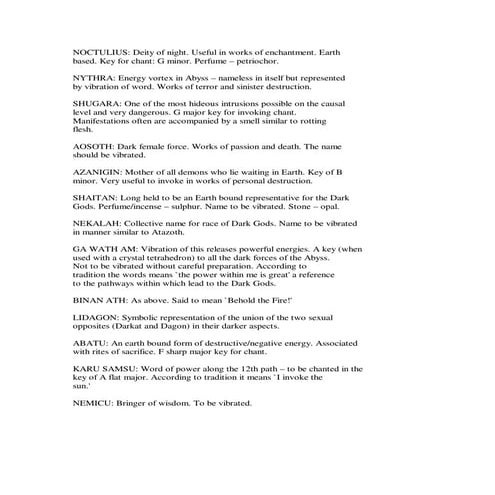 The Dark Gods In The Spheres And Pathworkings Magister Hagur | PDF
