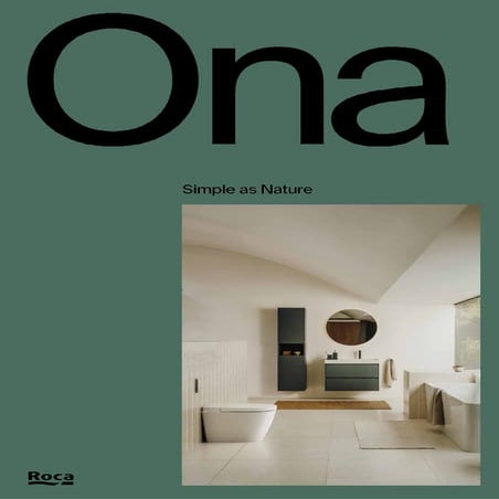 Ona Bathroom Collection | Roca Bathroom | PPTX