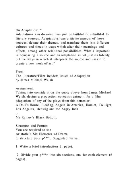 Writing a Play Review | PPT