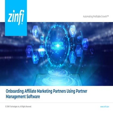 Onboarding Affiliate Marketing Partners Using Partner Management ...