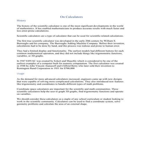 scientific calculator using c | PPTX