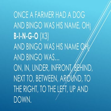 Once a farmer had a dog | PPTX