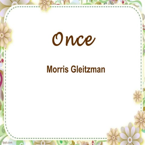 Once ppt book cover and context | PPT