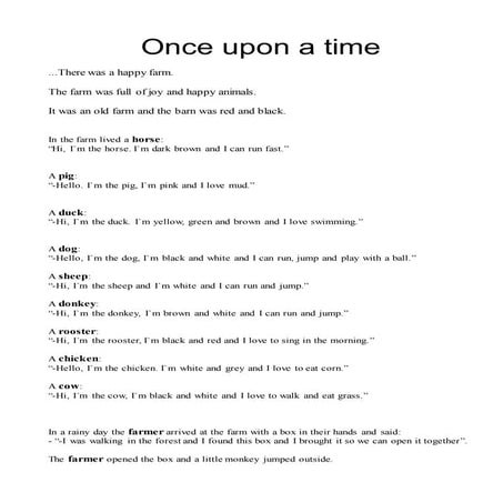 Once upon a time | PDF