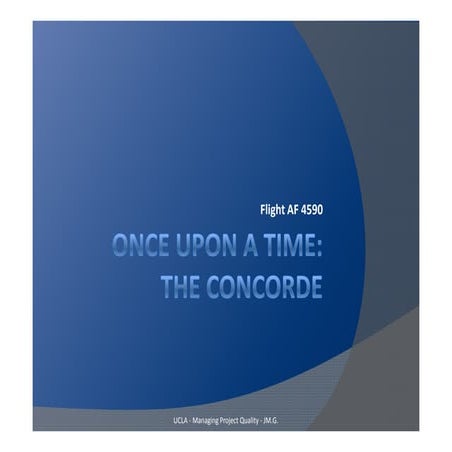 Once upon a time The Concorde | PDF