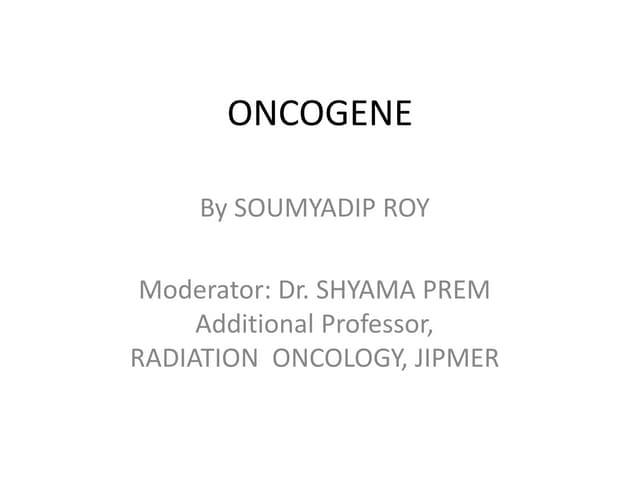 Oncogenes | PPTX